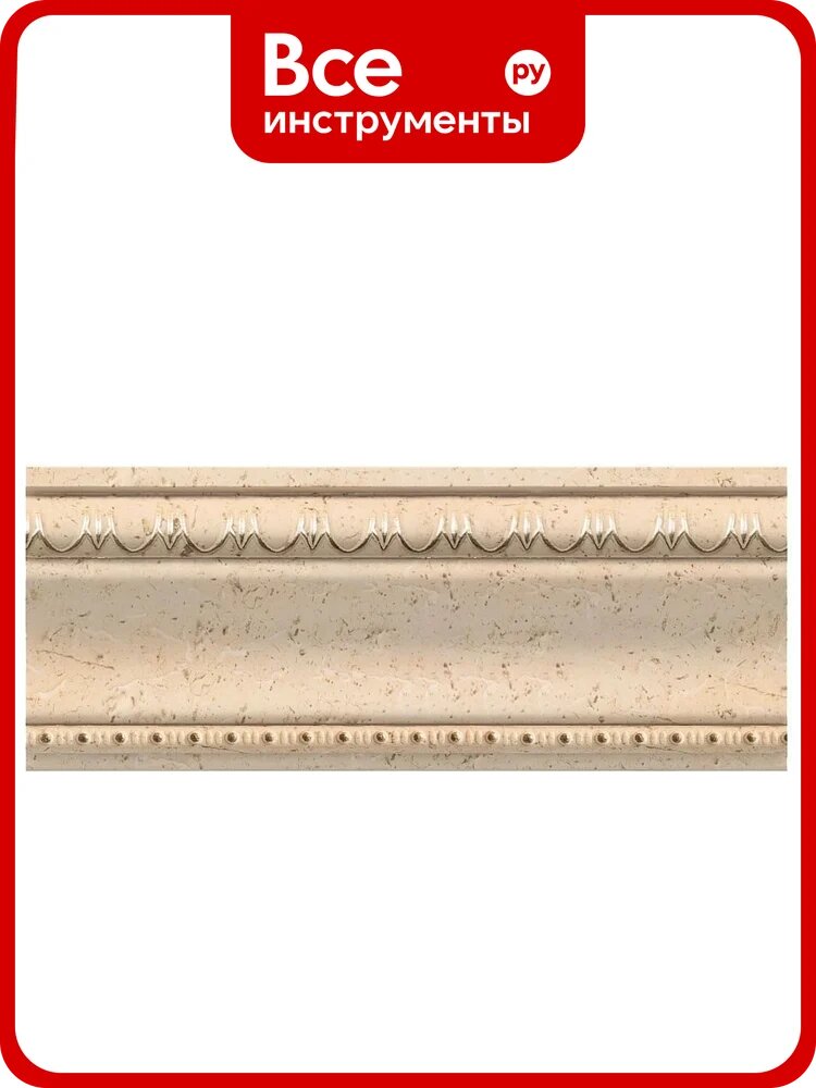 Потолочный плинтус Cosca Decor интерьерный багет, 90 мм, кварц СПБ057582