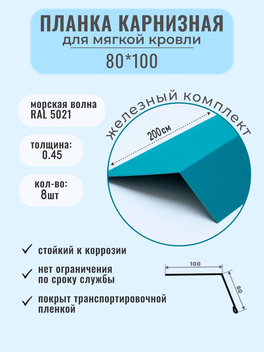Планка карнизная ( капельник )