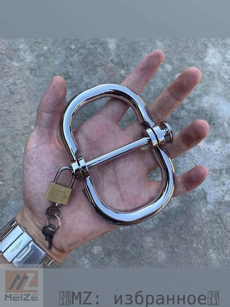 Металлические наручники, Утяжеленное, большой размера