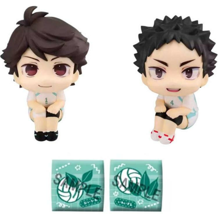 Фигурки унисекс MegaHouse Lookup Haikyuu! Hajime Iwaizumi+Toru Oikawa (with Set Special Gift: Seat Cushion)