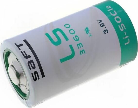 Батарея SAFT-NIFE LS 33600 литиевая, 3,6В, D, d33,5x61,5мм, 17000мАч, незаряжаемая, 1шт