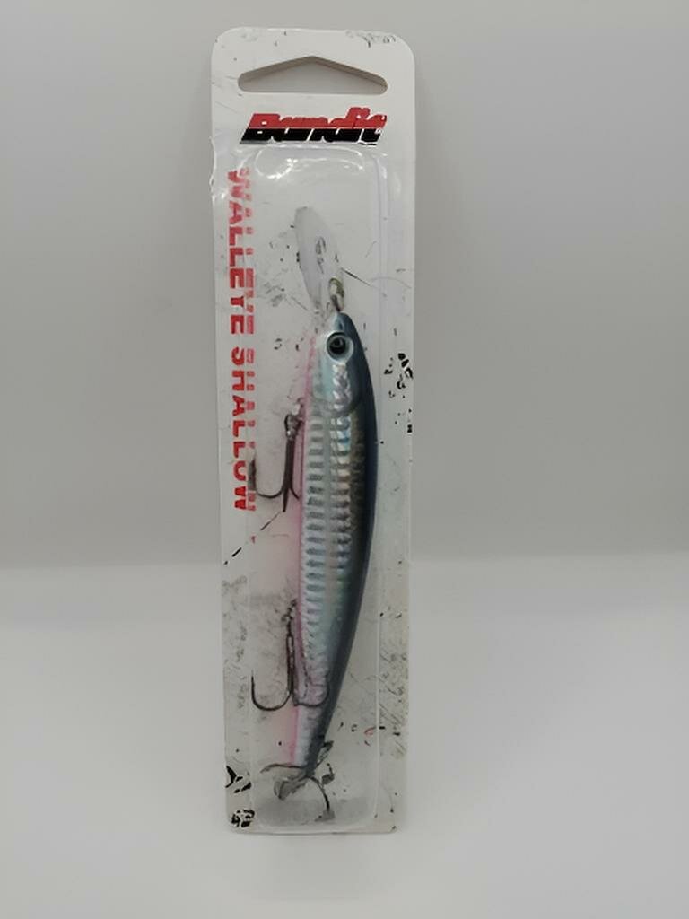 Воблер BANDIT WALLEYE SHALLOW 120 мм 19 г минноу плавающий, глубина 3 м, для щуки, окуня