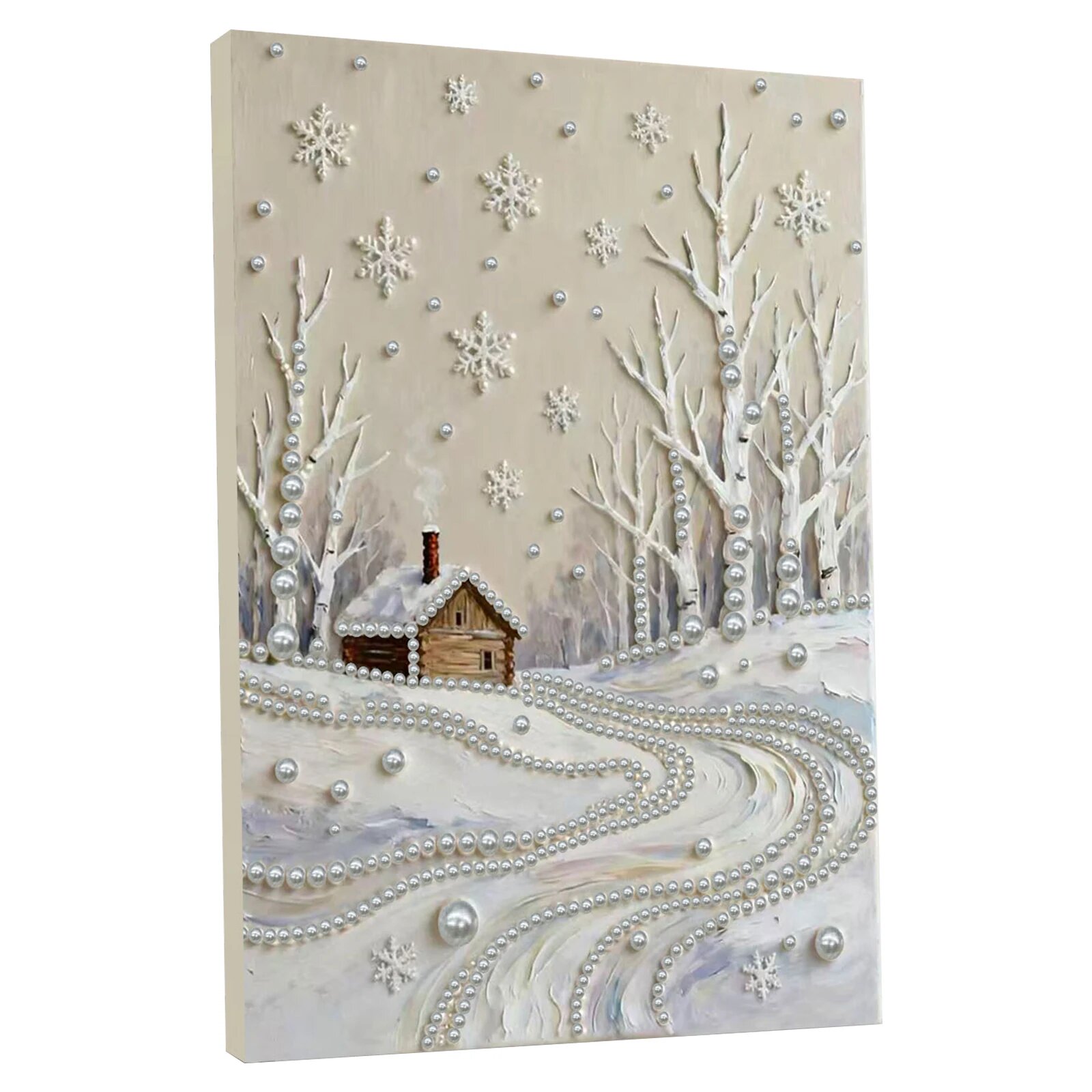 Жемчужная картина "Классический", 30x40 см, Snowy Field