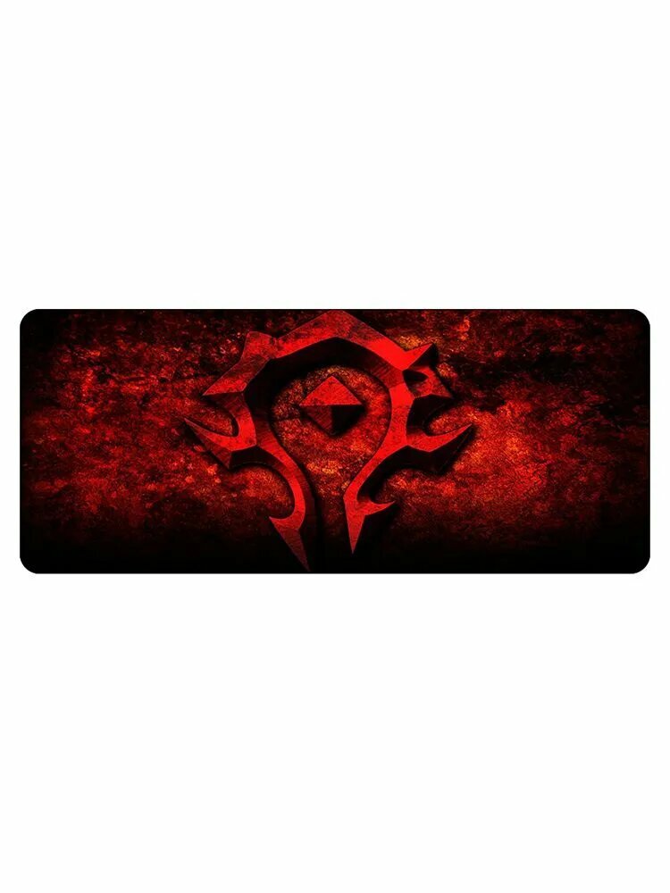 World of WarCraft Коврик для мышки, XXL, черный, черно-серый