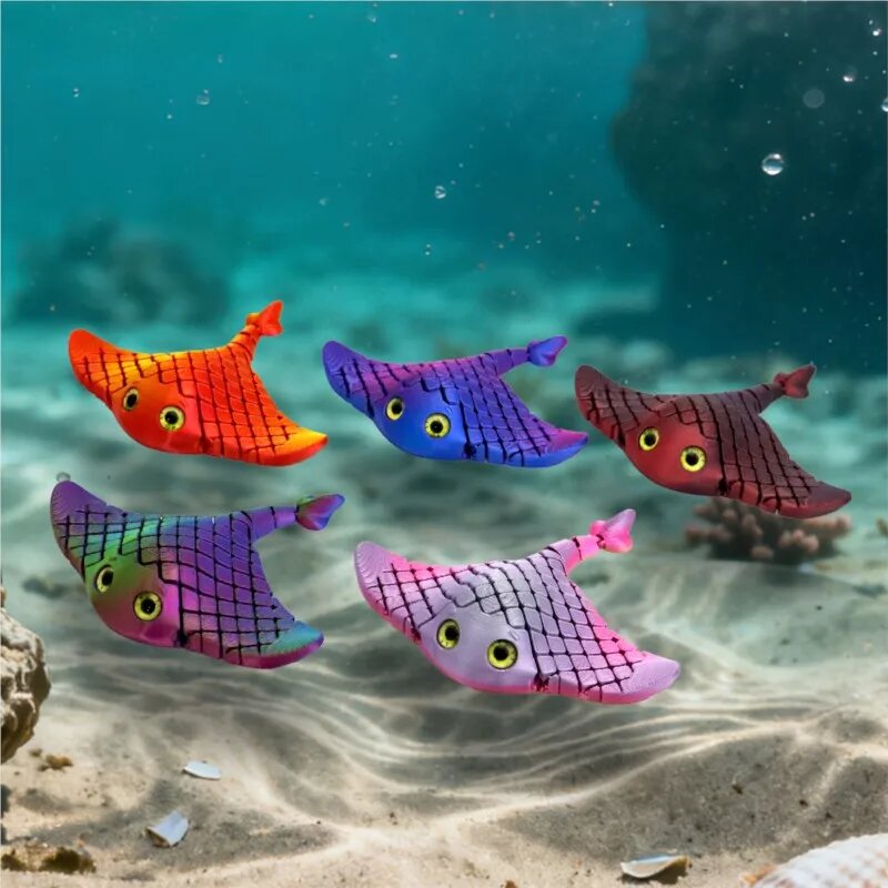 3D-печатная модель ската Розовый, 1pcs E — фото 1