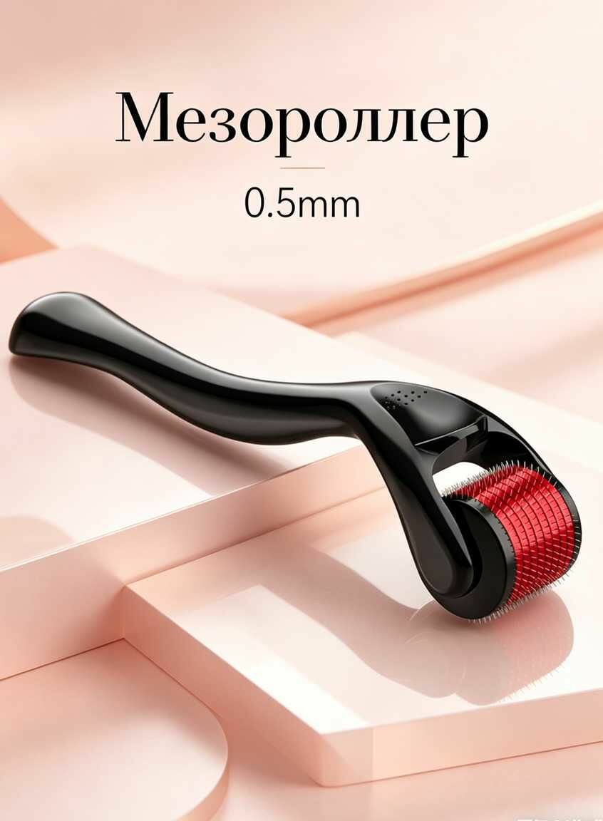 Мезороллер для лица, волос и бороды