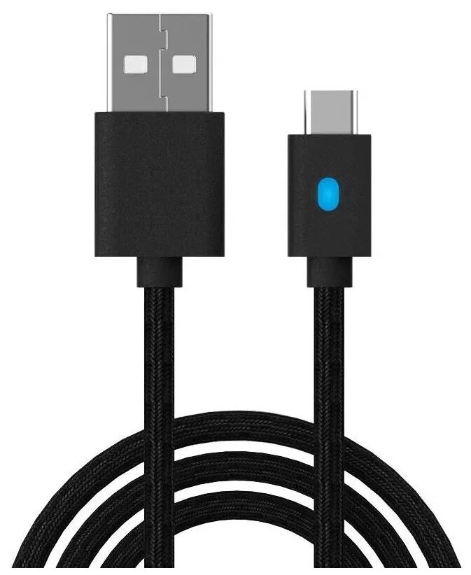 Кабель для геймпада PS5 DualSense, USB - Type C, с индикатором заряда, 3 метра