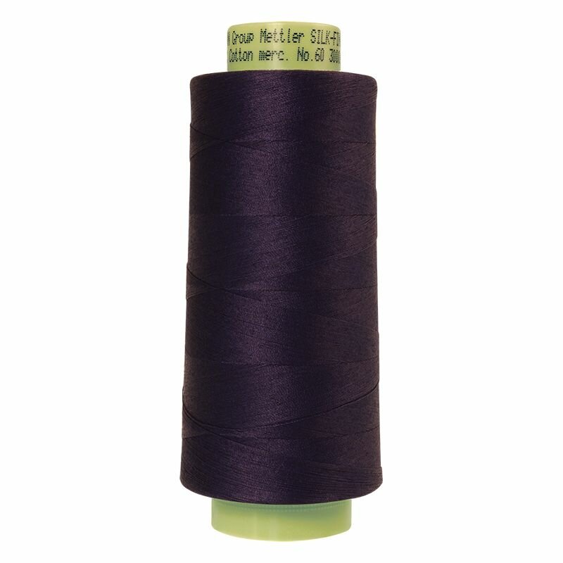 Нить для машинного квилтинга METTLER "Silk Finish", Cotton 60, 2743 м, цвет 0016, Dark Indigo