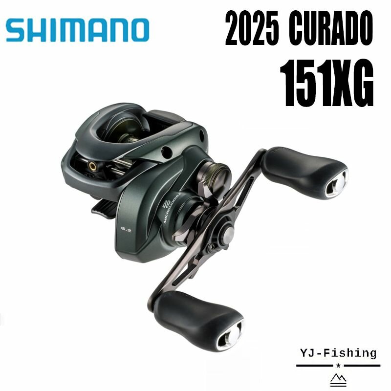 SHIMANO 2025 CURADO 151XG Под левую руку Кастинговое Катушка