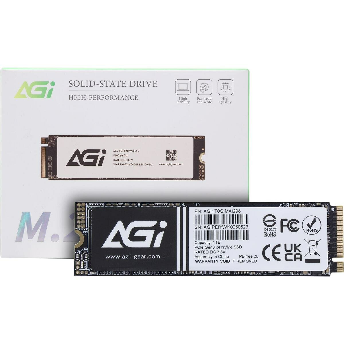 AGI1T0GIMAI298 1 Тб M.2 PCI-E Gen3 x4 M.2 Type 2280 M Key кэш Есть, обьем не указан 24x7, TBW 350, 0.32 DWPD