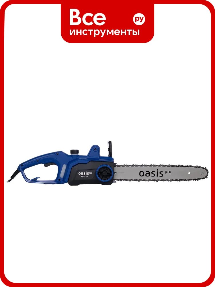 Пила цепная электрическая Oasis ES-18 Pro, 1800Вт, 40см, бесключевое натяжение цепи
