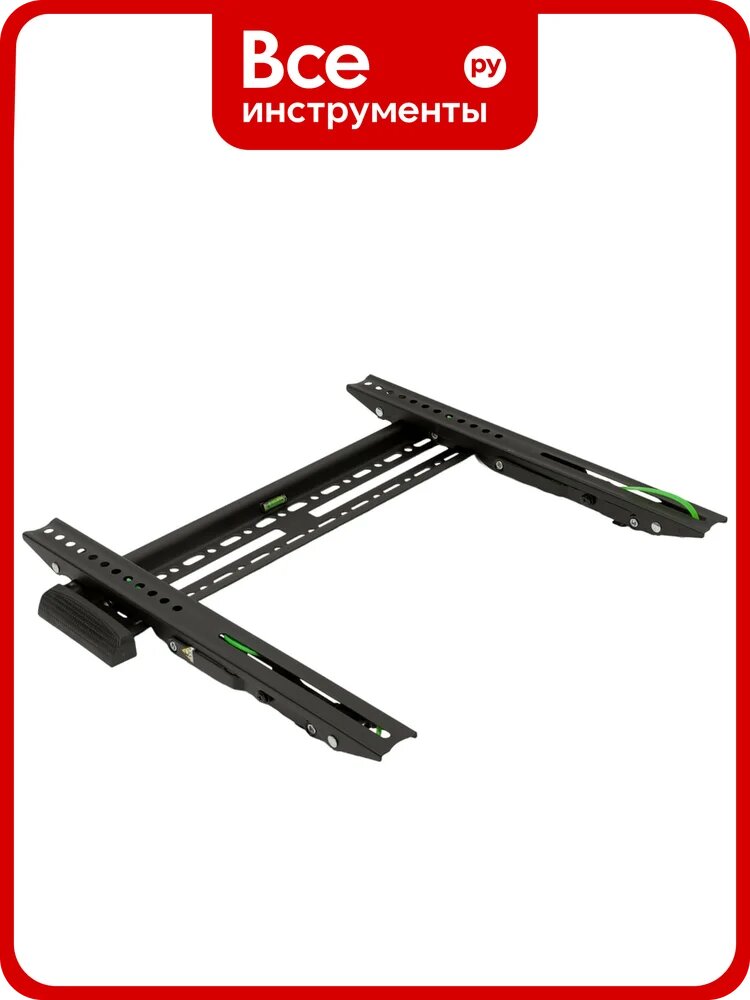 Наклонный кронштейн для телевизора Gigant 32-65 G-TVB-T-2, широкий диапазон VESA, порошковое черное покрытие