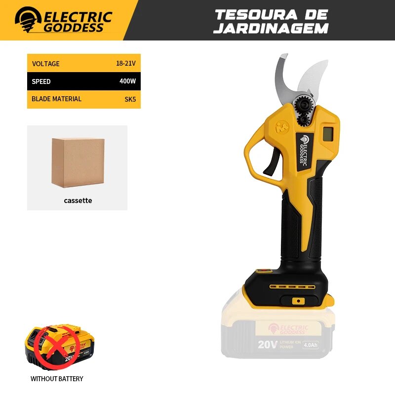 Электрические ножницы ELECTRIC GODDESS 45 мм для аккумулятора Dewalt 20V