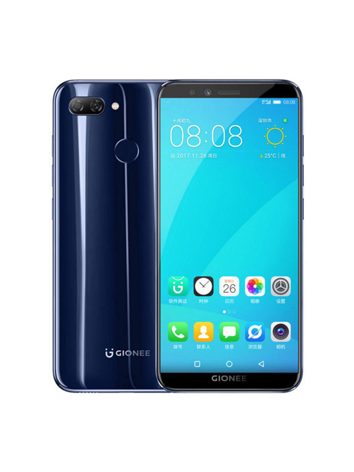 Gionee Смартфон Gionee F6 3/32 ГБ, Nano-SIM, синий