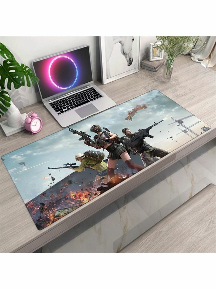Pubg Battlegrounds Настольный коврик для игрового плеера CSGO gaming, офисный коврик для клавиатуры, размер 40x90xxl