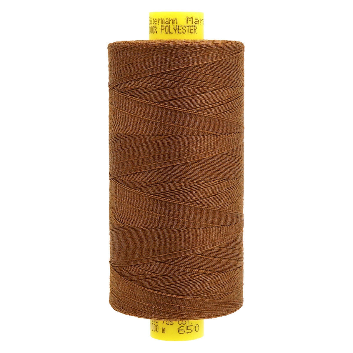 Нитки Mara 120/1000 м универсальные, 100% полиэстер Gutermann 700207 (650 золотисто-каштановый), 10 шт