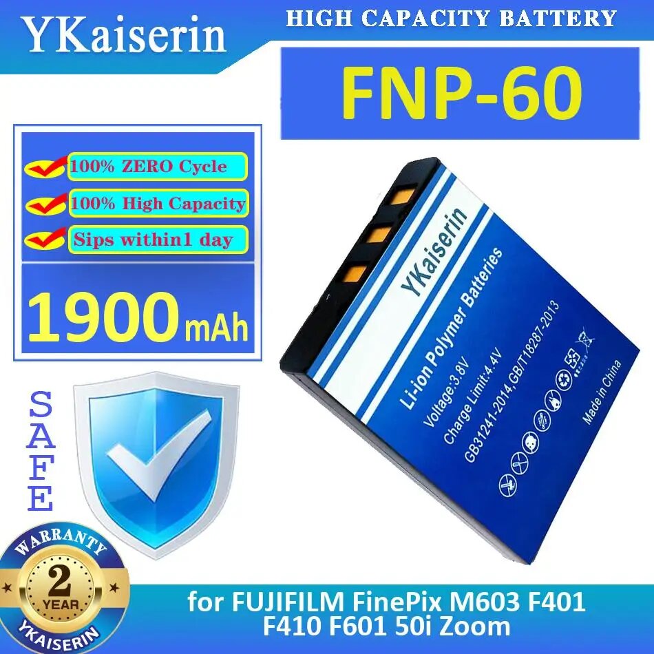 Аккумуляторы для камер Fujifilm FinePix M603 F401 F410 F601