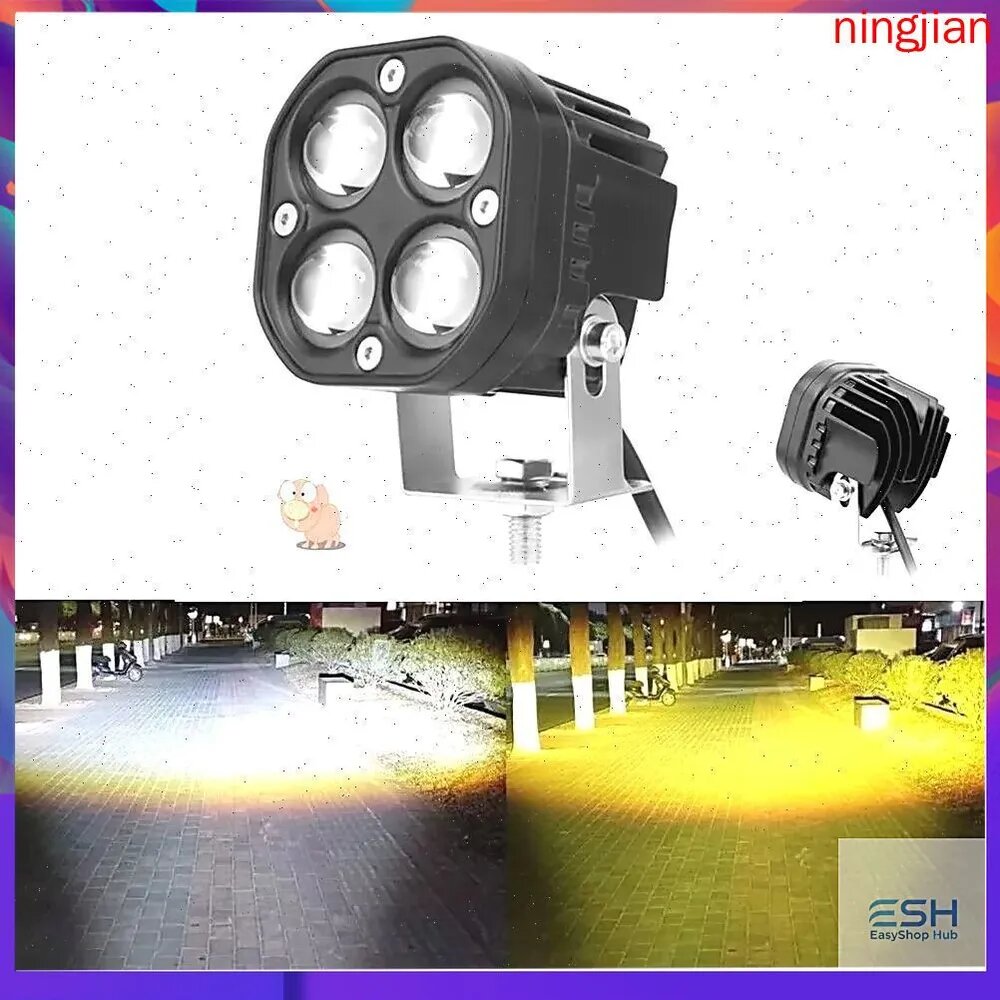 Прожектор автомобильный, 1 шт, арт. 40w-white Yellow