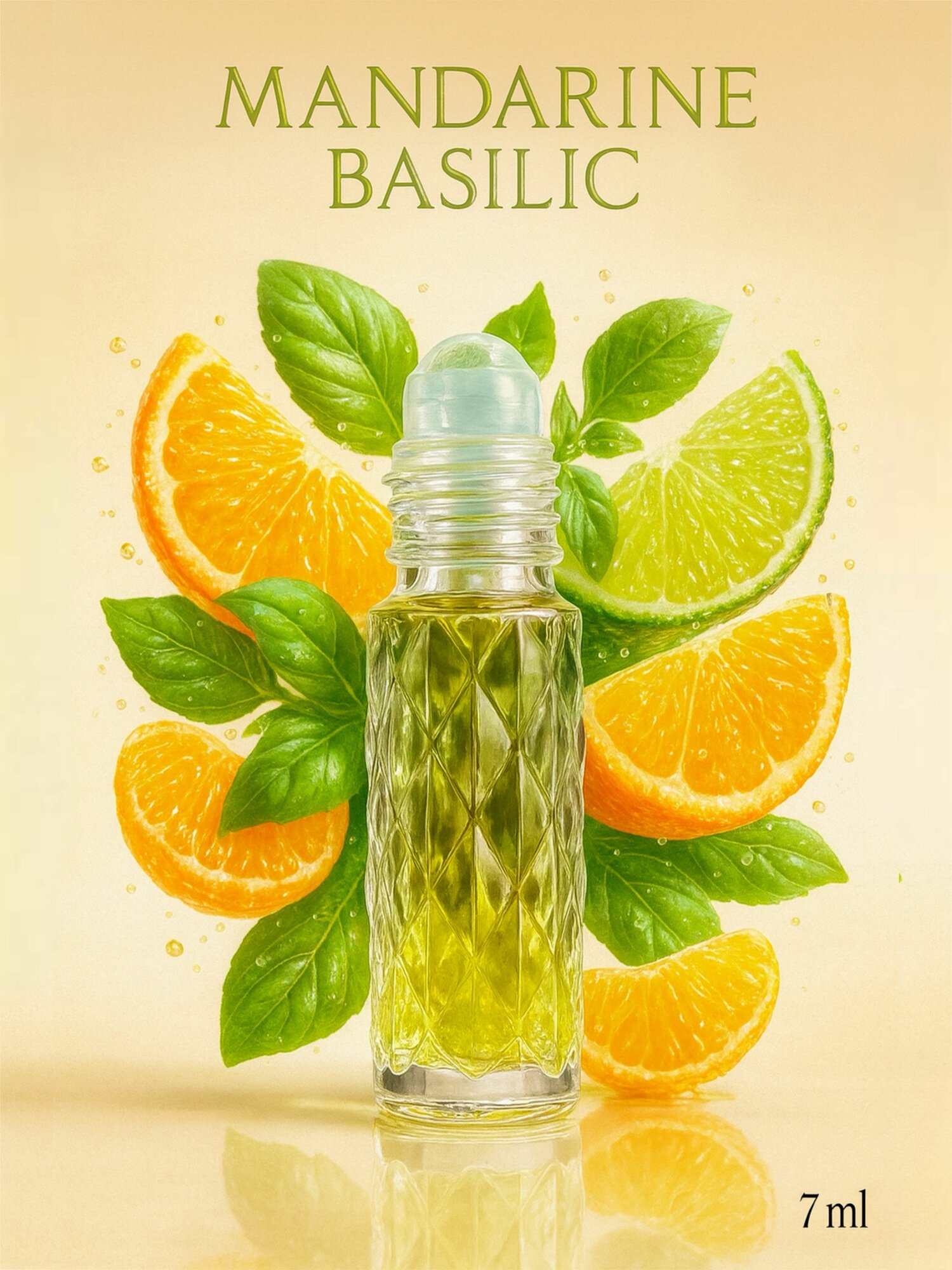 Масляные духи арабские Mandarine Basilic / Мандарин Базилик парфюмерное масло ароматы для тела масляные духи арабский стиль