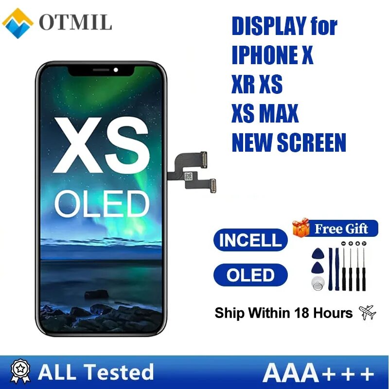 OLED экран iPhone XR Incell черный