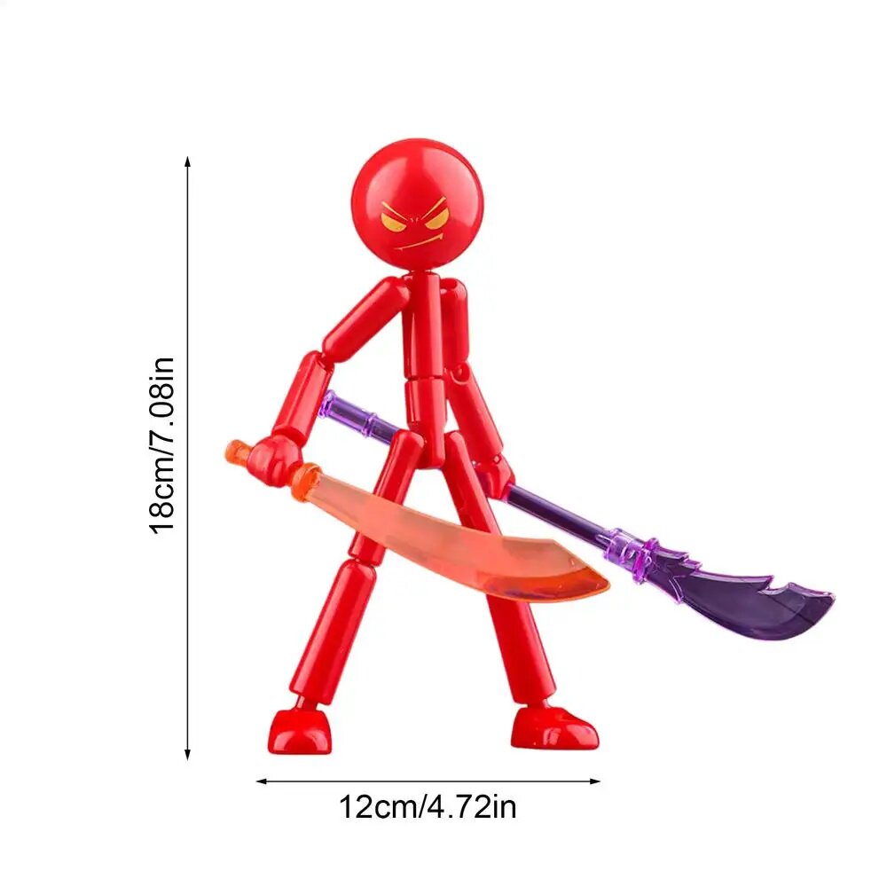 LuckyArticulated 3D-печать фигурки Красный, Red