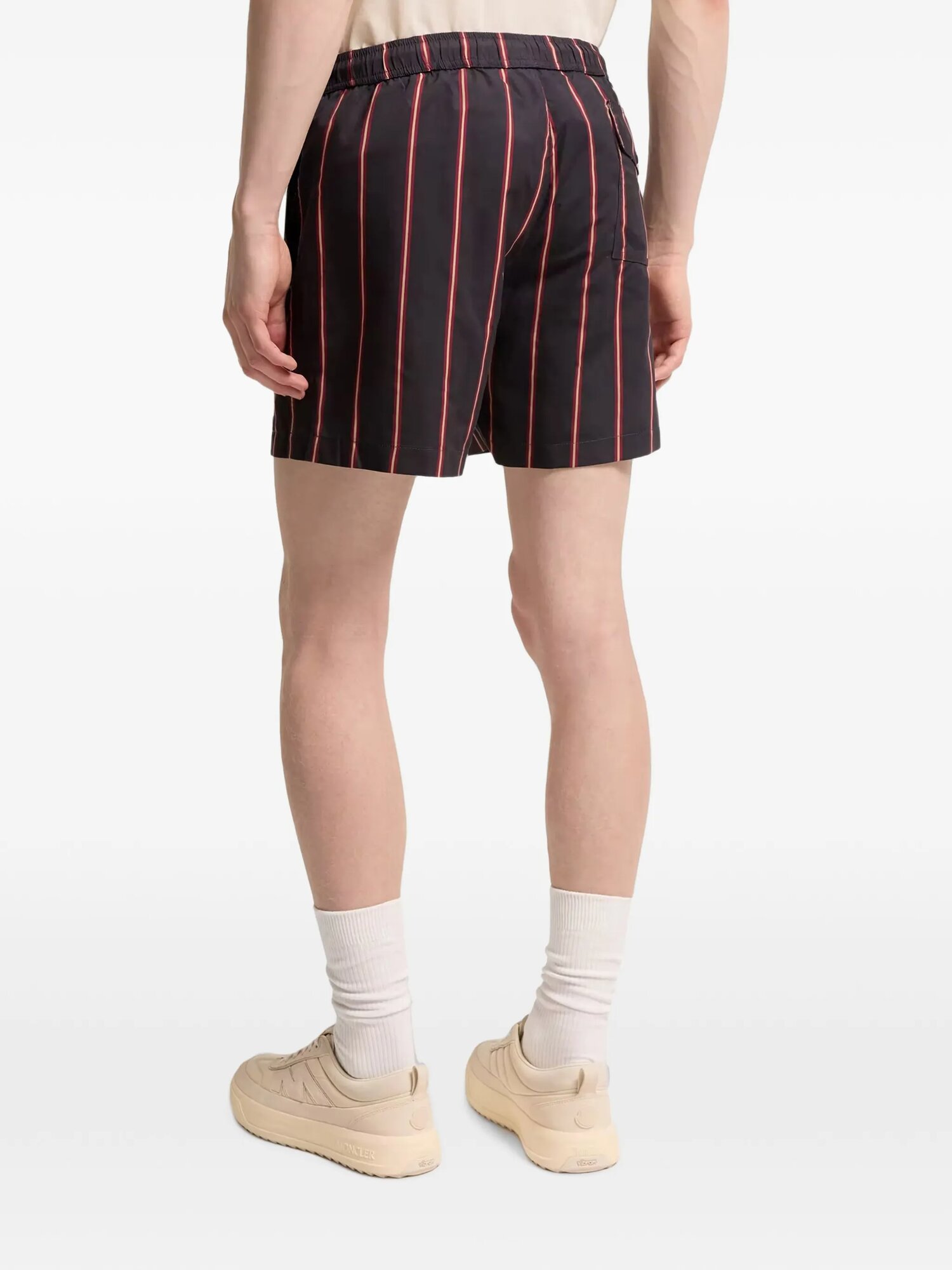 Шорты для плавания Moncler Striped swim shorts, размер 50 — фото 1