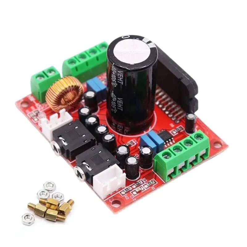 XH-M150 Автомобильный усилитель HiFi с TDA7850 и BA3121, 4-8 Ом, 100 Вт