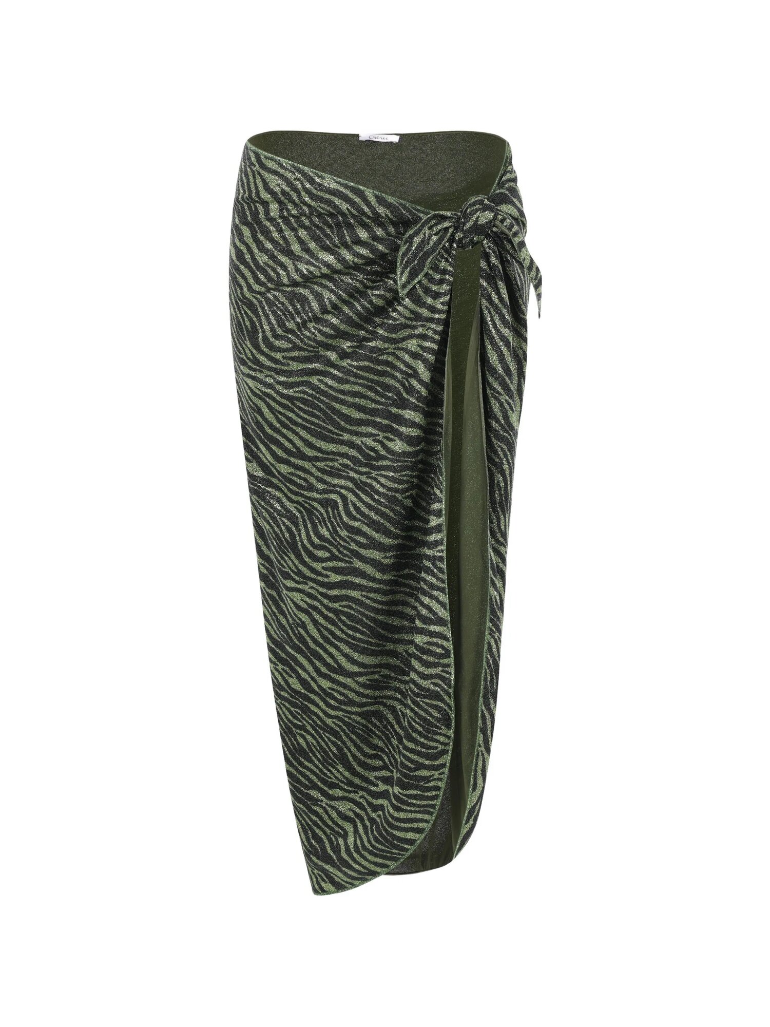 Накидка Animal-print lurex pareo