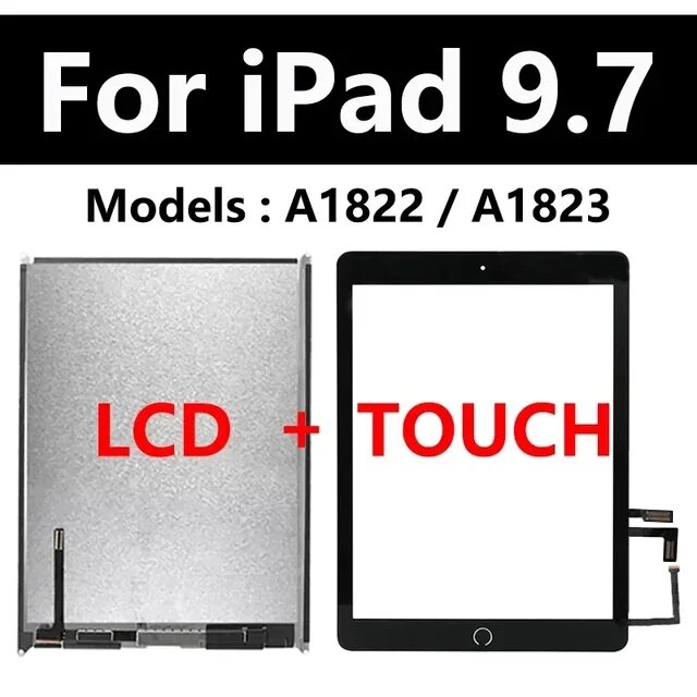 ЖК-экран для Apple iPad 5 LCD B Glass button