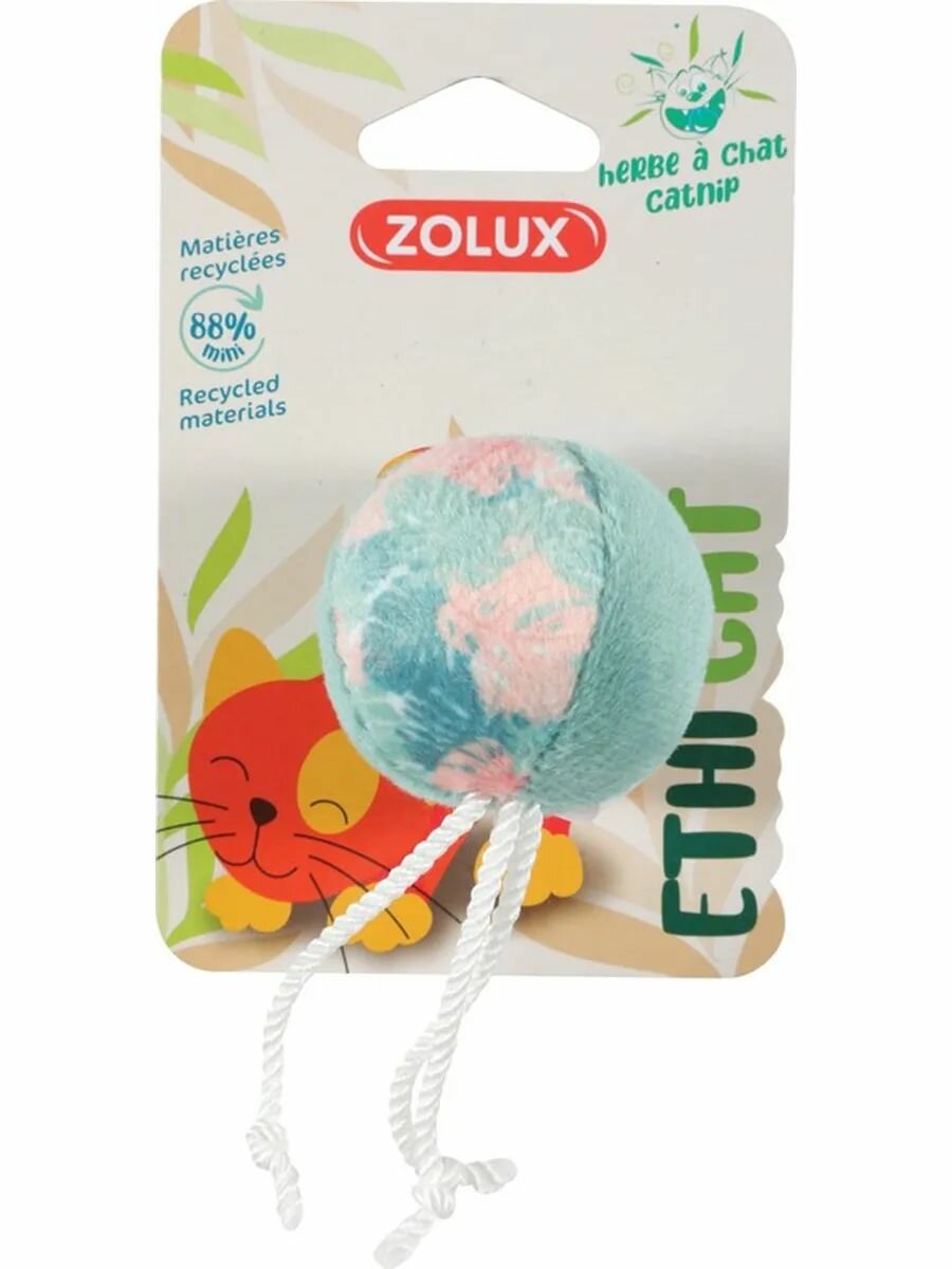 ZOLUX Игрушка-мяч для кошек с кошачьей мятой, 9 см