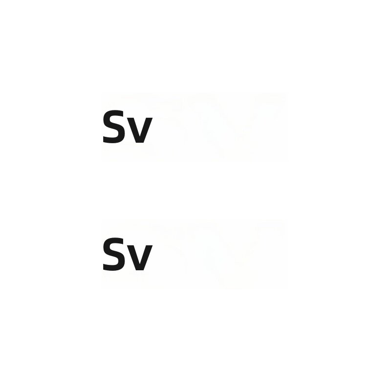 2 шт. SV 3D металлическая автомобильная эмблема, черная, для боковой, задней, передней части, багажника и бампера автомобилей, грузовиков, мотоциклов и внедорожников