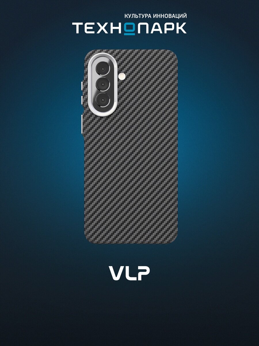 Чехол VLP Grid Case для Samsung A37 чёрный