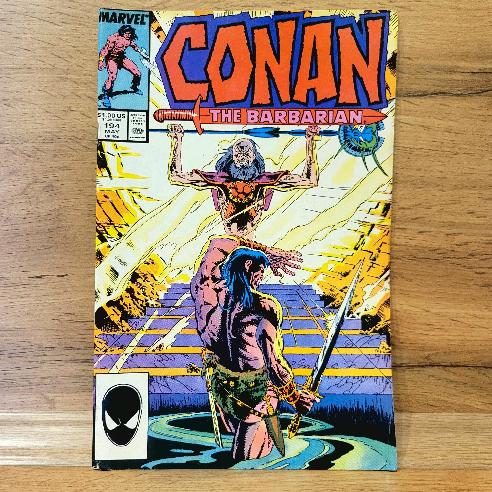 Ретро Комикс Conan The Barbarian #194. 1987 Год.