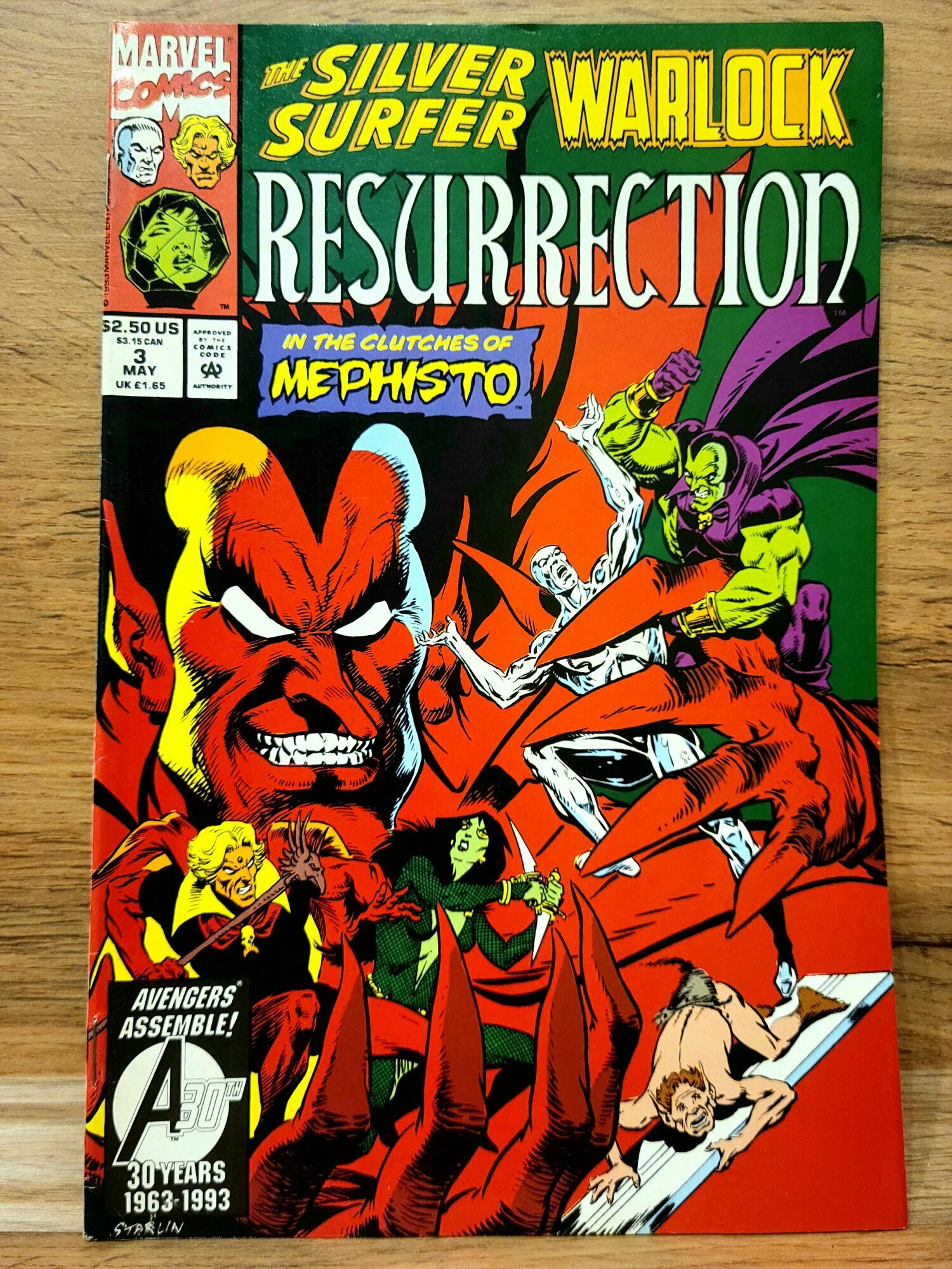 Ретро Комикс Resurrection #3. 1993 Год.