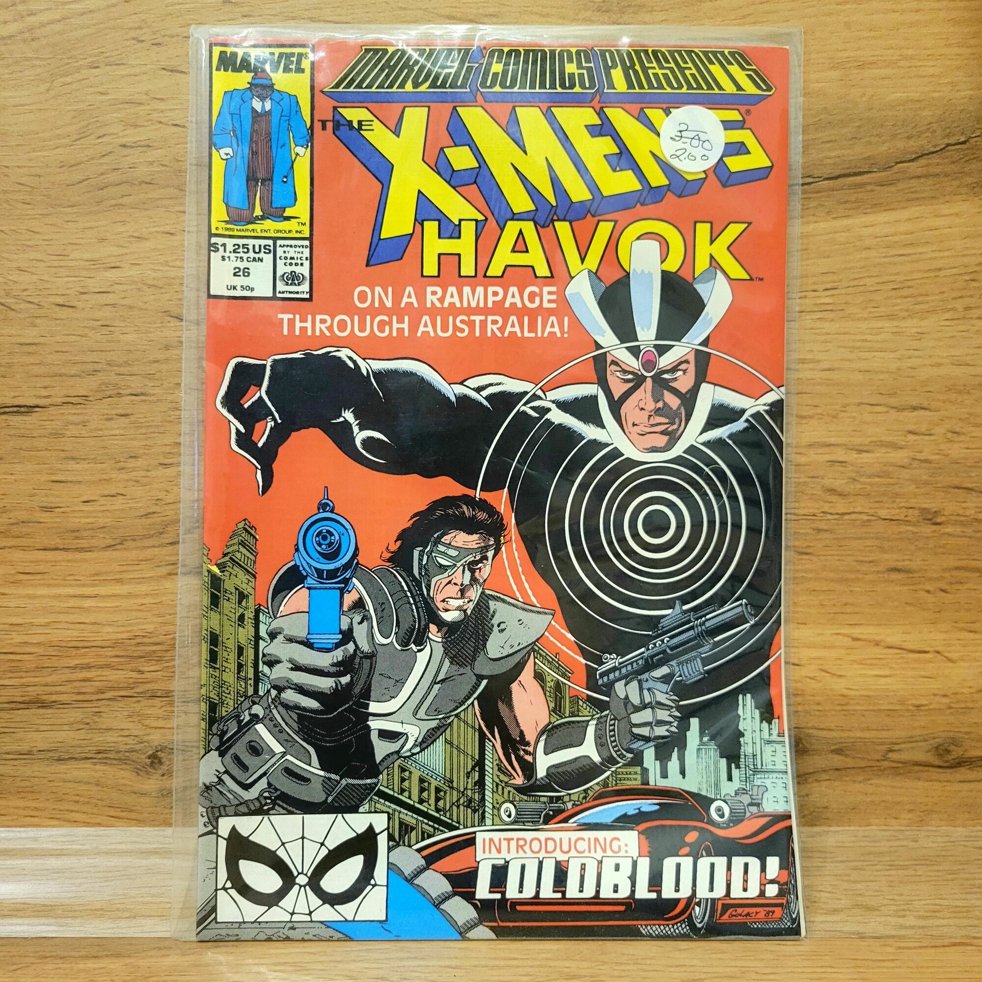 Ретро Комикс X Men #26. 1990 Год. Комикс (сингл) на английском языке