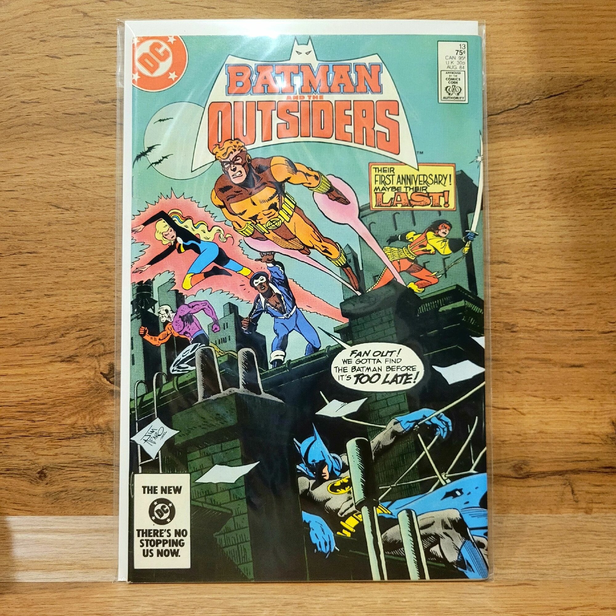 Ретро Комикс Batman And the Outsiders #13 1984 Год. Комикс (сингл) на английском языке
