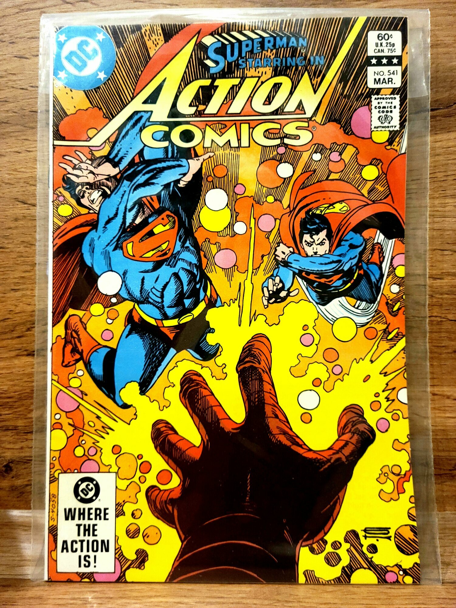Ретро Комикс Action Comics #541. 1983 Год.