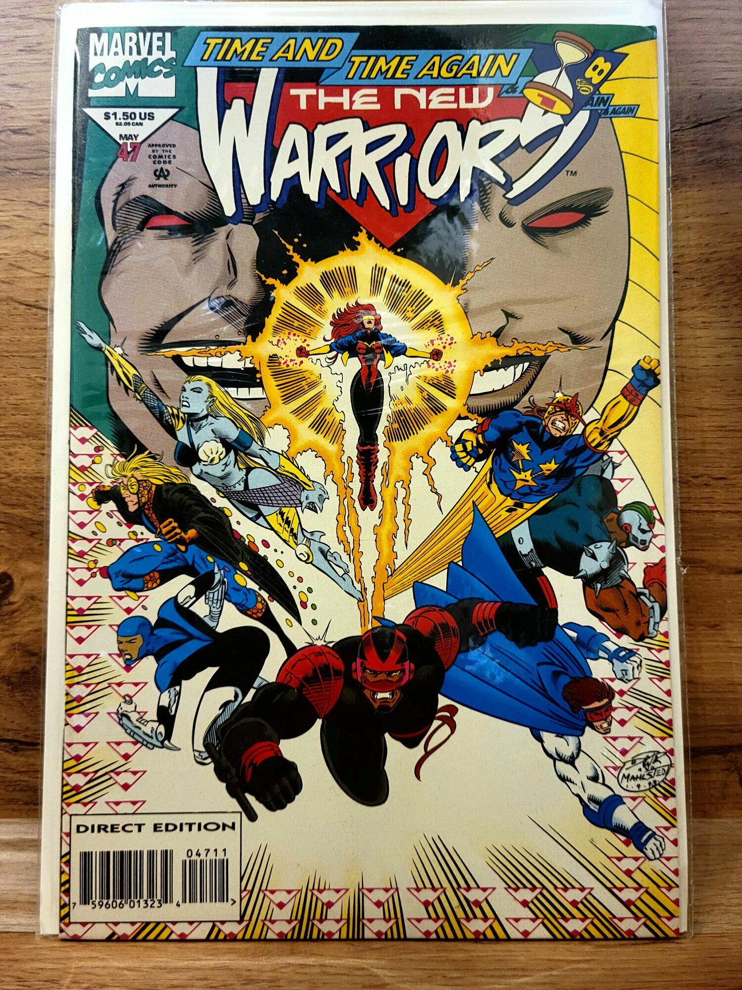 Ретро Комикс New Warriors #47. 1995 Год. Оригинал!