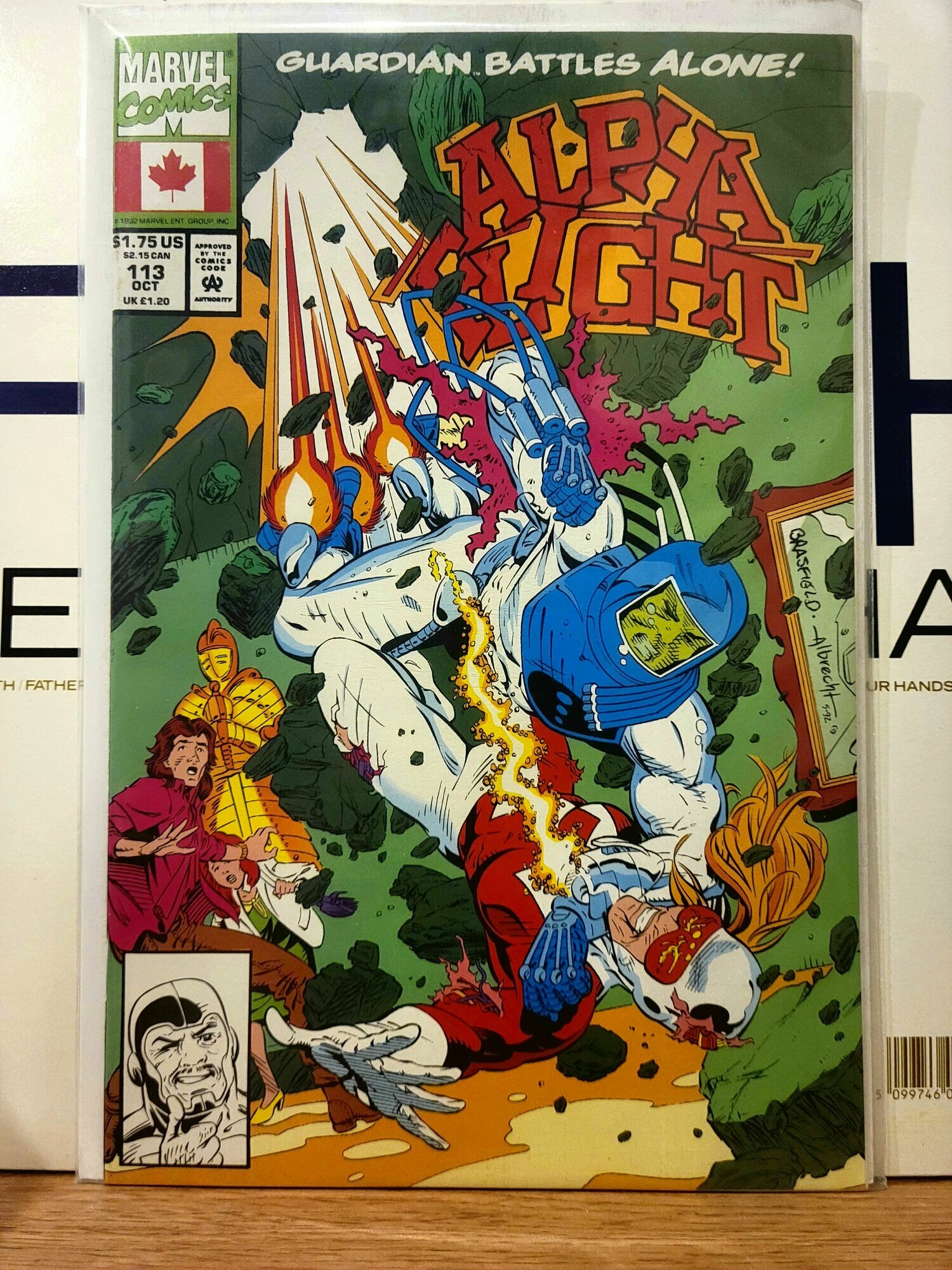 Ретро Комикс Alpha Flight #113. 1992 Год. Marvel. Оригинал!