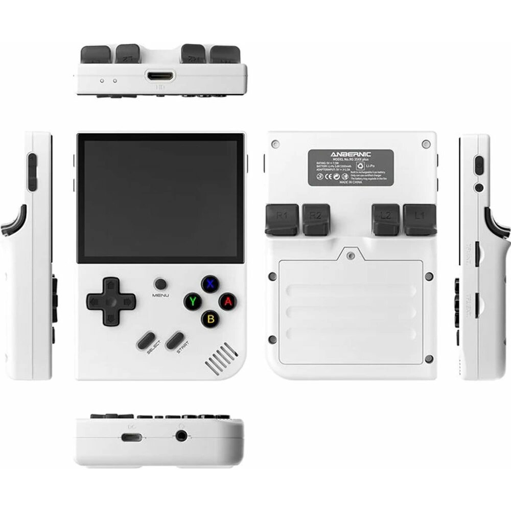 Портативная игровая приставка Anbernic RG35XX Plus White RG35XX Plus Белый