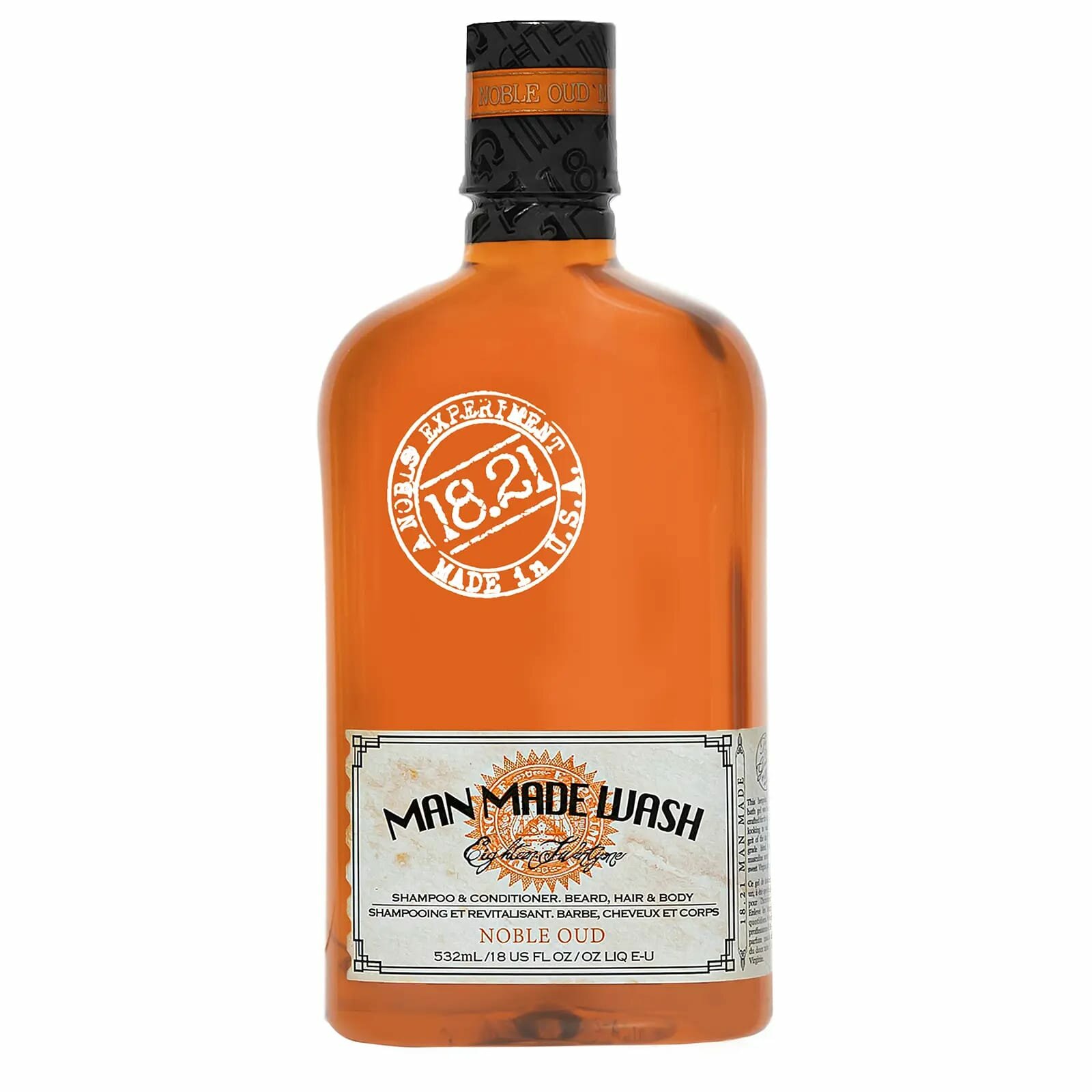 Средство для душа 18.21 Man Made Wash Noble Oud 532 мл