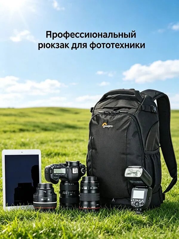 Lowepro Flipside 300 AW II Профессиональная сумка для фотоаппарата, рюкзак для фотосъемки большой емкости