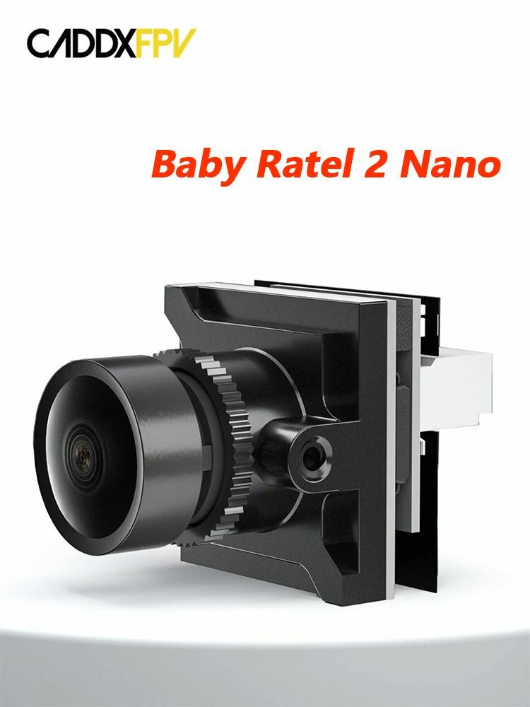 Камера CADDX Baby Ratel 2 Nano (1200TVL,14*14*20,5 мм )FOV165 Датчик звездного света NTSC и PAL CVBS с низкой задержкой миниатюрная FPV камера ночная съемка