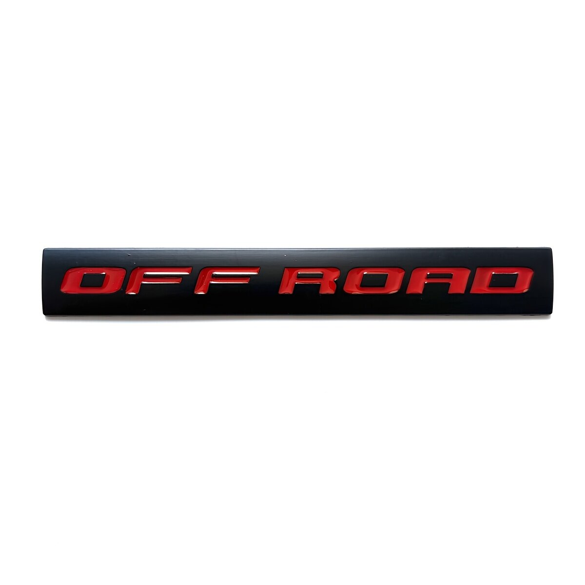 Металлическая объемная наклейка-эмблема Off Road для автомобиля, мотоцикла и внедорожника, украшение капота, багажника и кузова, цвет черно-красный, 1 шт.
