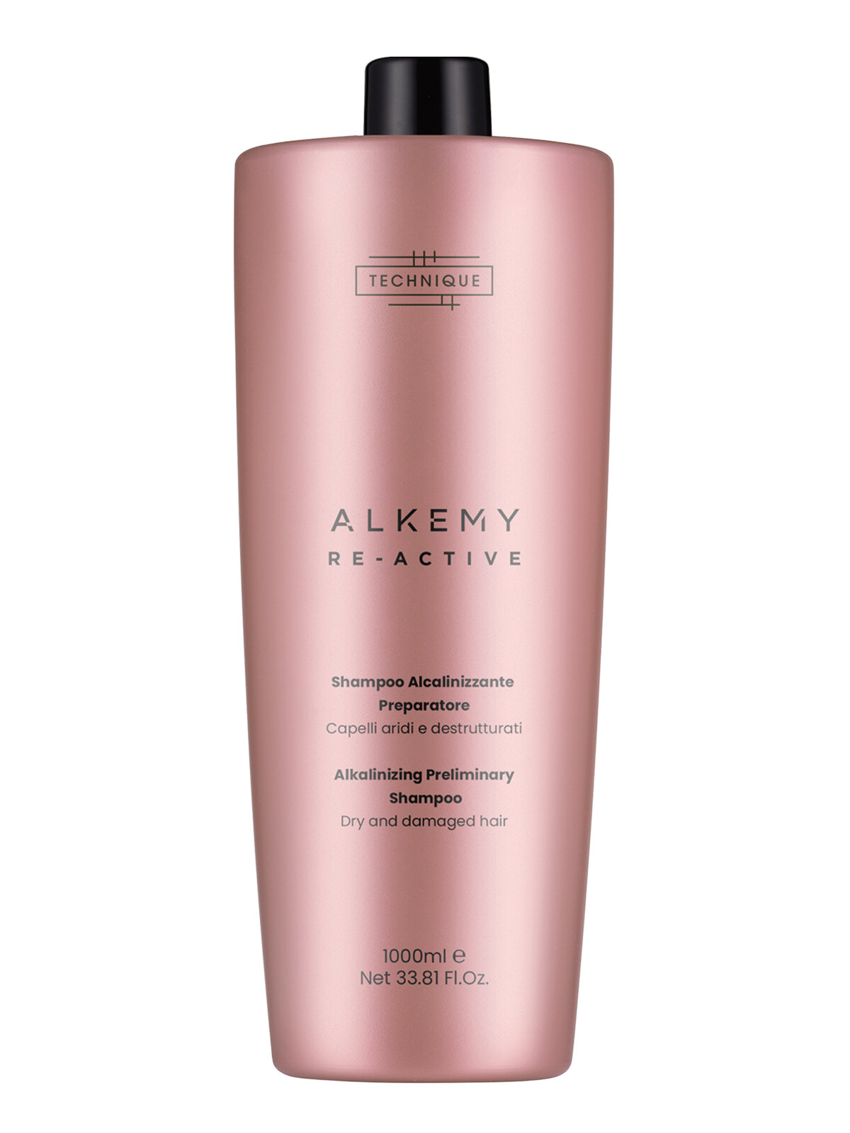 Шампунь технический для глубокого очищения волос Technique Alkemy Re-Active Alkalinising Preliminary Shampoo, 1000 мл
