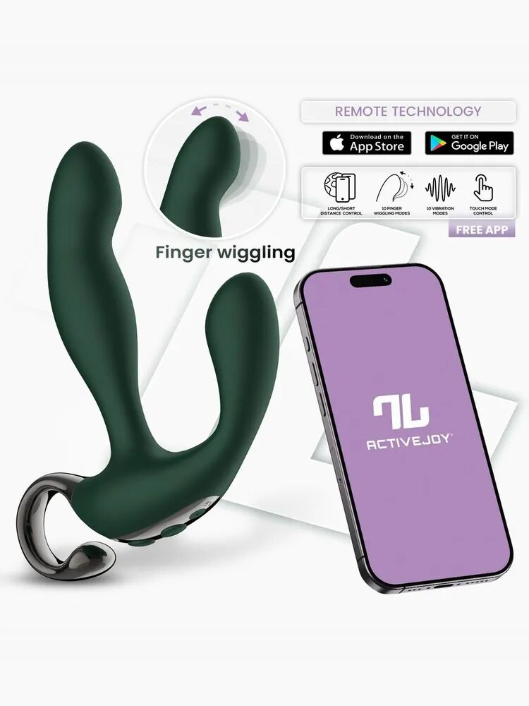 InToYou массажер простаты и промежности подвижный с приложением Greeny 2 года гарантии 12.8 см
