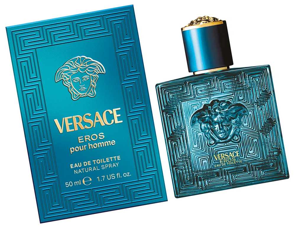 Мужская туалетная вода Versace Eros 50 мл ярких нот - Версаче Эрос парфюм