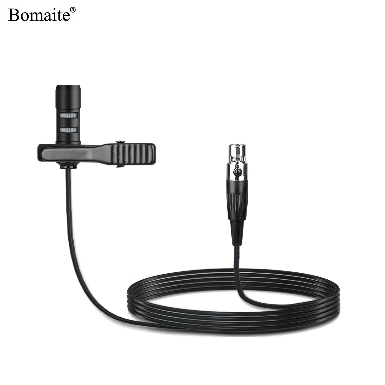 Профессиональный петличный микрофон с разъемом Mini XLR, модель XL-Lavalier, Plug & Play, шумоподавление, виброизоляция, гарнитура-клипса, для караоке, вокала, игр, подкастов, видеоконференций, выступлений, совместим с телефонами, планшетам