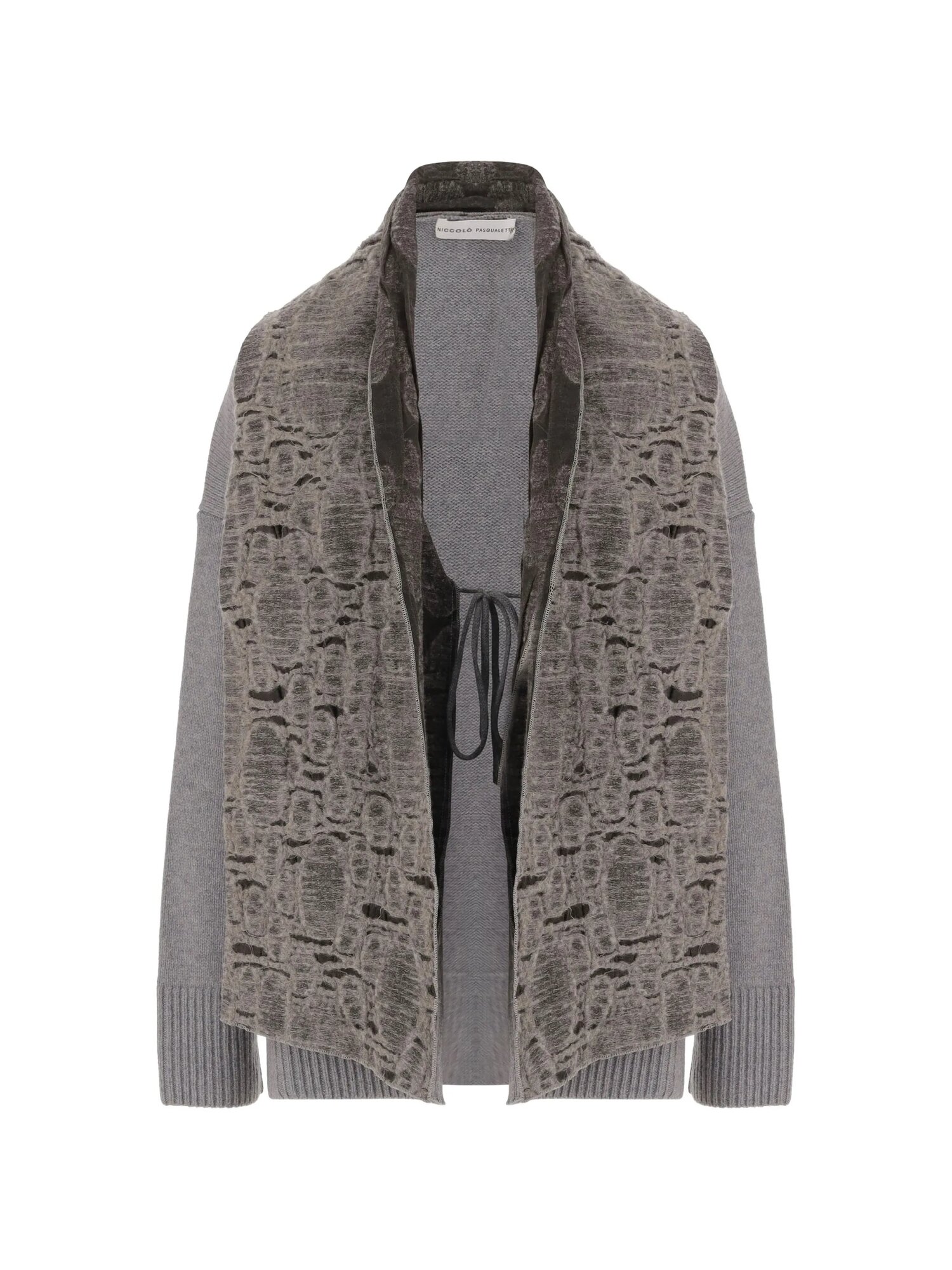Кардиган Embroidered shawl-panel cardigan