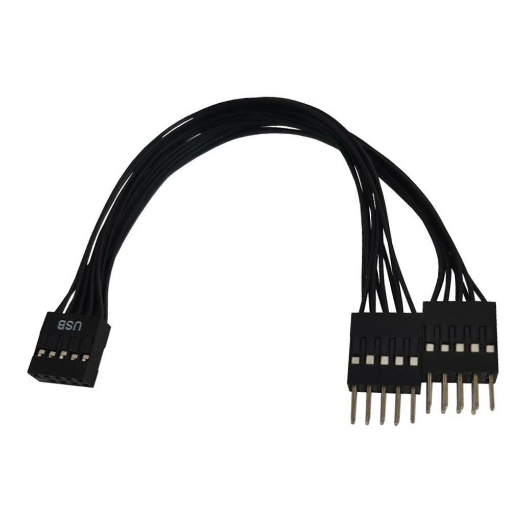 Разветвитель USB 9Pin Female на два 9Pin Male